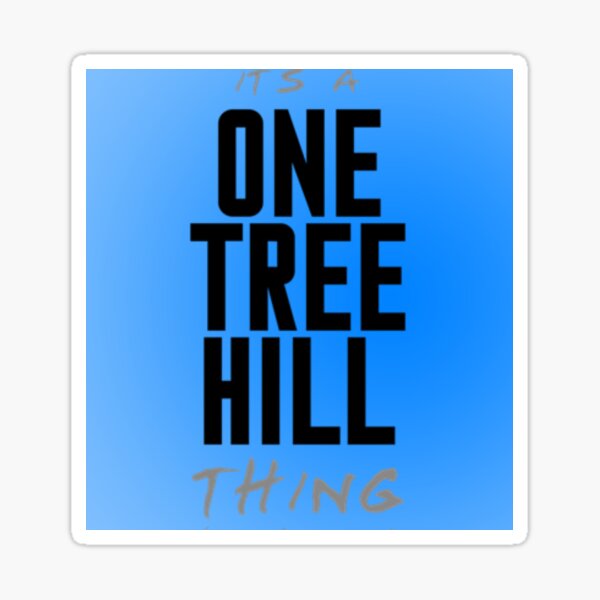 "One Tree Hill tie dye design" Sticker for Sale by ashshaiv | Redbubble