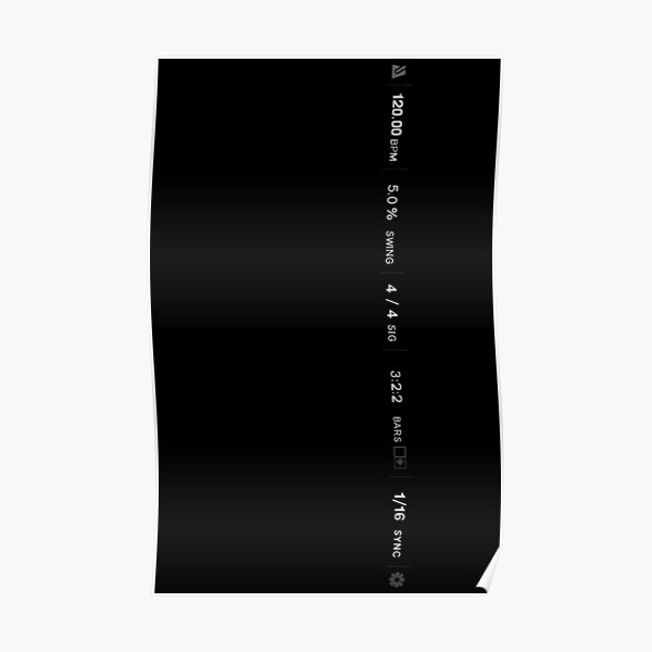 "BPM label " Poster for Sale by skenningtonFX | Redbubble