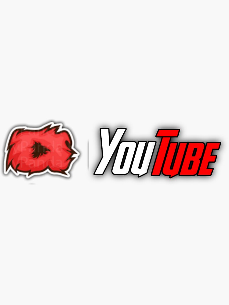 "YouTube : YouTube Logo " Sticker by Moulik | Redbubble