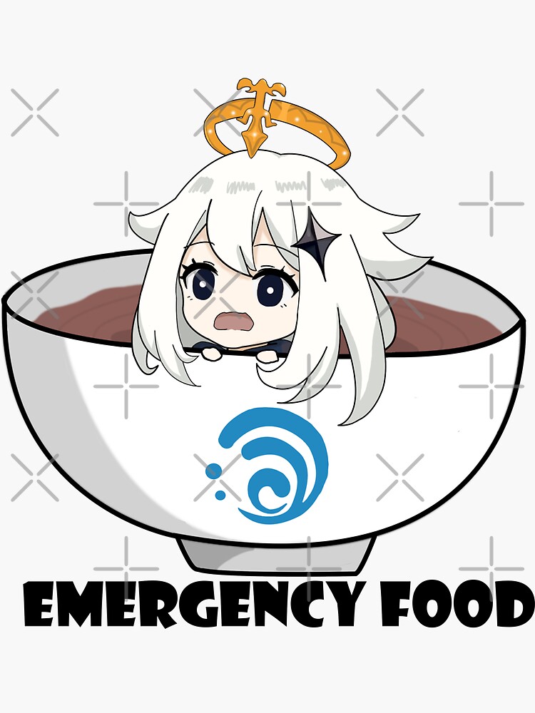 "Paimon, Emergency Food | Genshin Impact " Sticker for Sale by ...