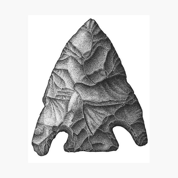 "Projectile Point" Photographic Print for Sale by jcaillustration ...