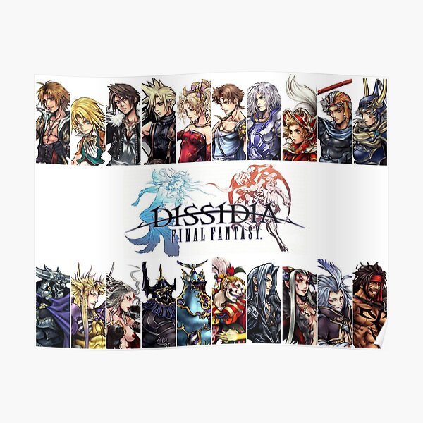 "Final Fantasy Dissidia" Poster by SuperBoris | Redbubble