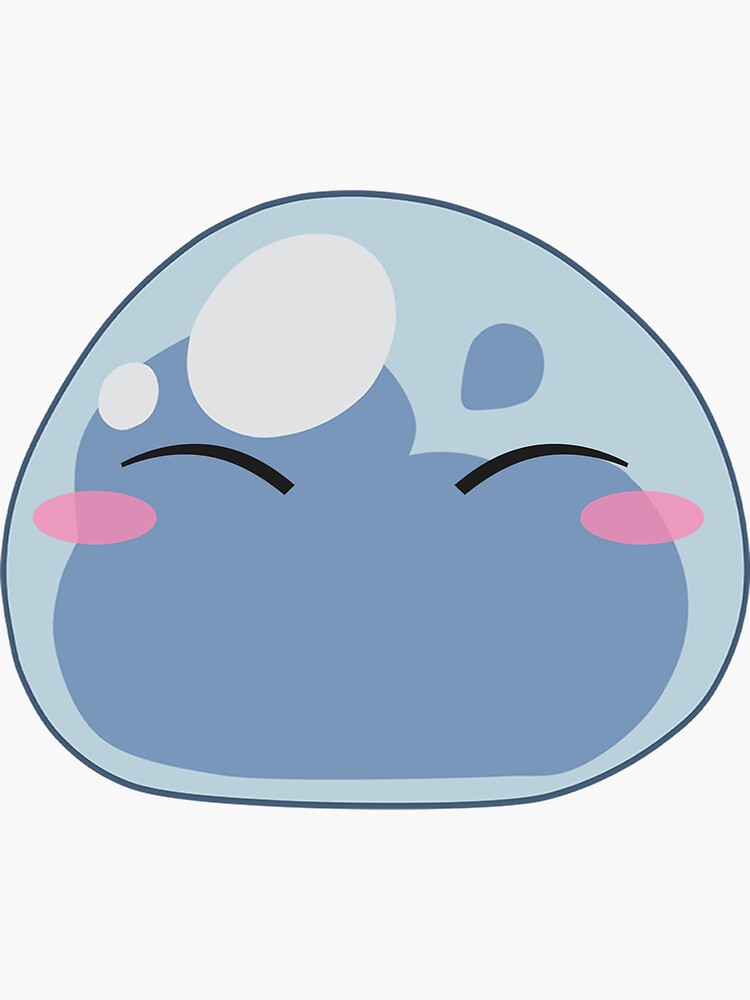 Pegatina «Esa vez me reencarné como Slime - Rimuru Slime Blush Emoji ...