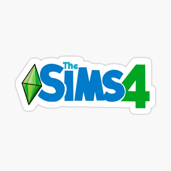 "The Sims 4" Sticker for Sale by LowKeyCreations | Redbubble
