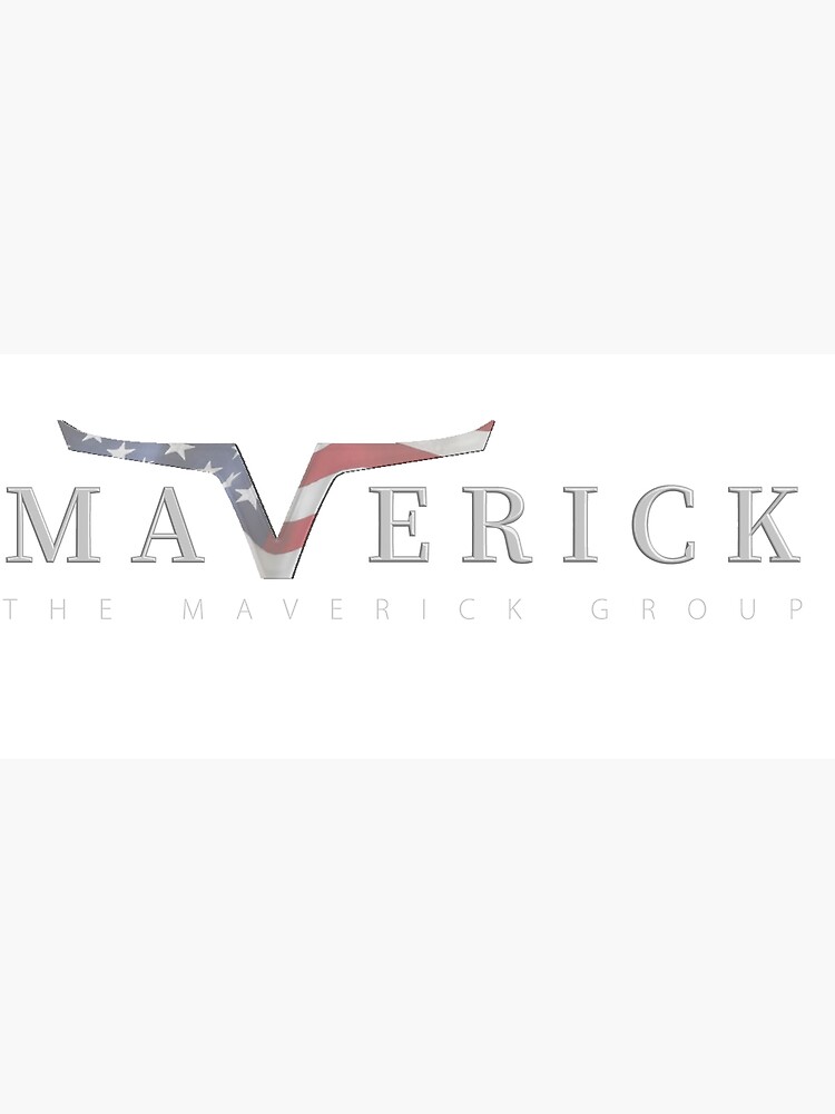 Póster «Logotipo de la bandera del grupo Maverick» de MaverickTs ...