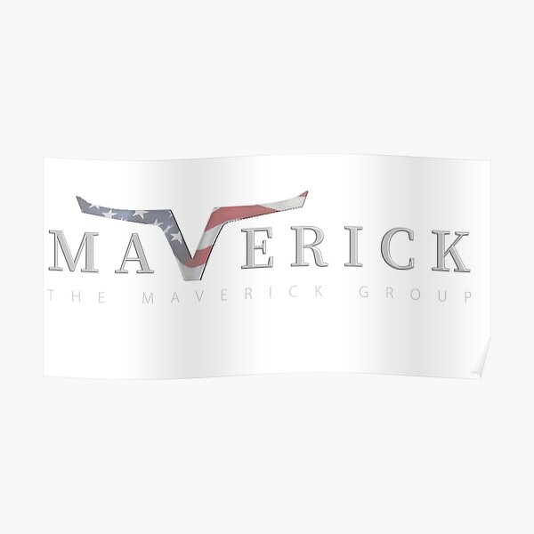 Póster «Logotipo de la bandera del grupo Maverick» de MaverickTs ...