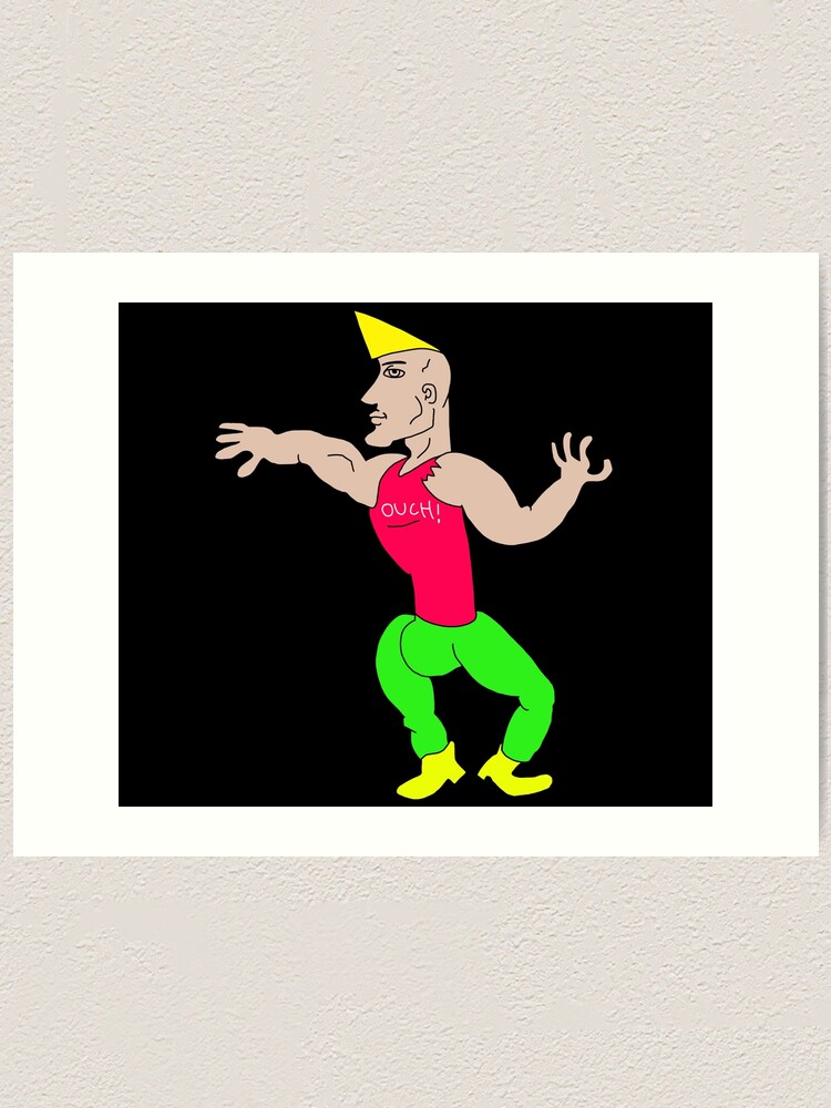 "CHAD MEME" Art Print for Sale by gin3art | Redbubble