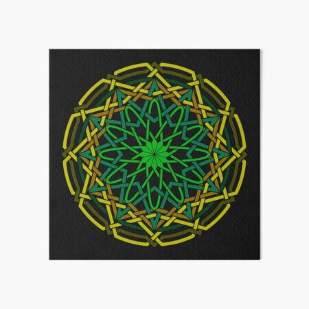 "Dodecagram Symbol Of Equilibrium and Sacred Geometry Celtic Star" Art ...