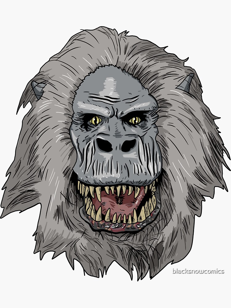 "Fluffy from Creepshow" Sticker for Sale by blacksnowcomics | Redbubble