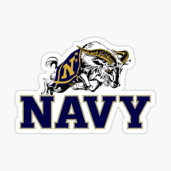 Us Naval Academy Navy Goat Logo Canvas