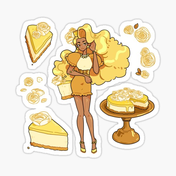 "Lemon Cheesecake Gijinka Sticker Pack" Sticker for Sale by ...