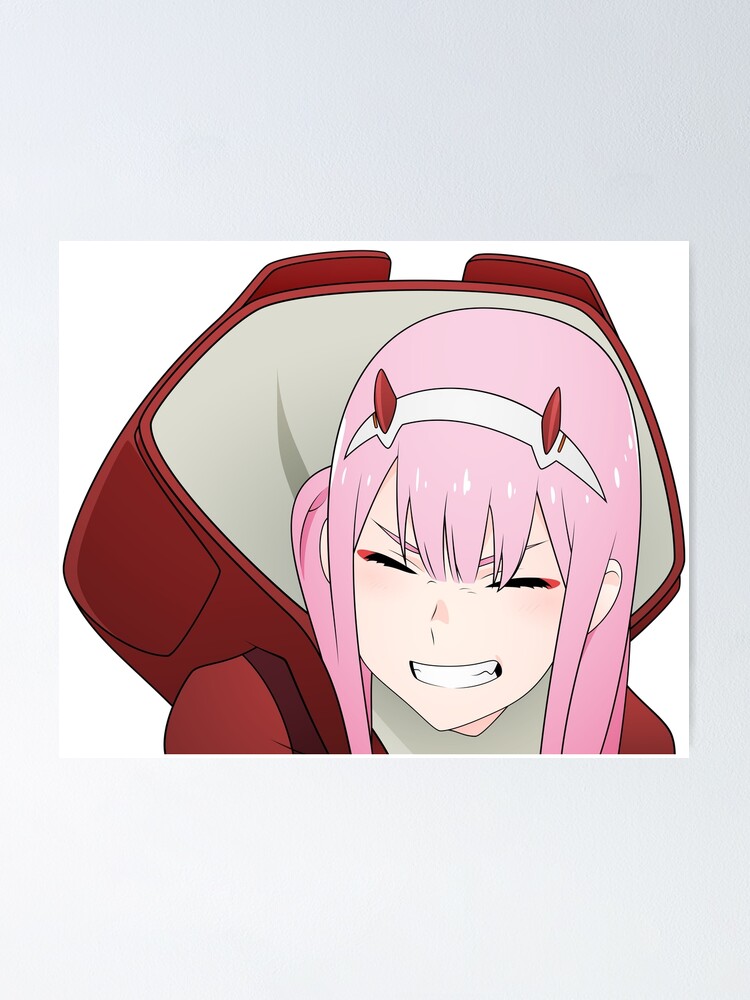 "Zero Two" Poster by Teletha | Redbubble