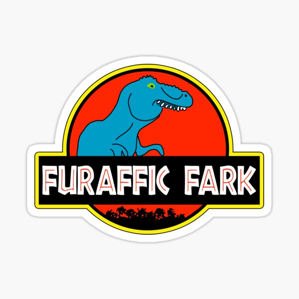 "Furaffick Fark" Sticker by Fernando Vidal Llavata | Redbubble