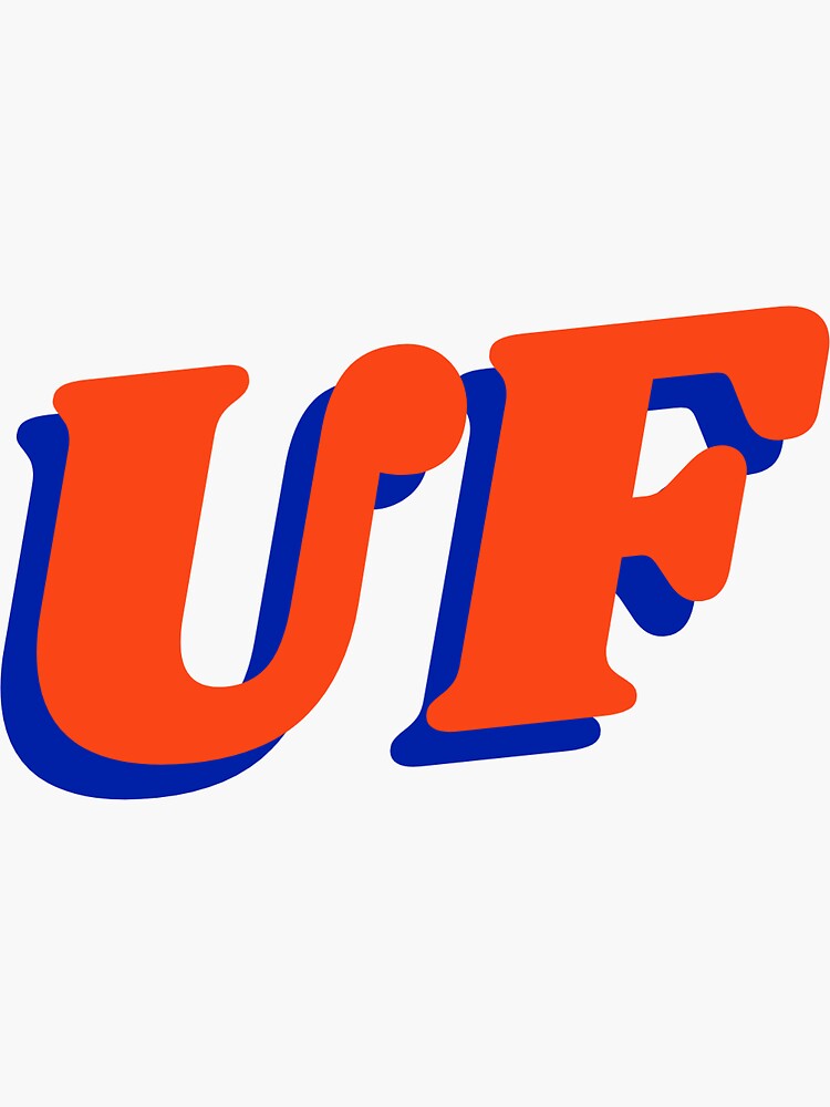 "UF Gators Letter " Sticker for Sale by foxmorgan1022 | Redbubble