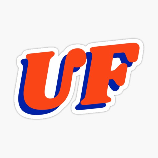 "UF Gators Letter " Sticker for Sale by foxmorgan1022 | Redbubble