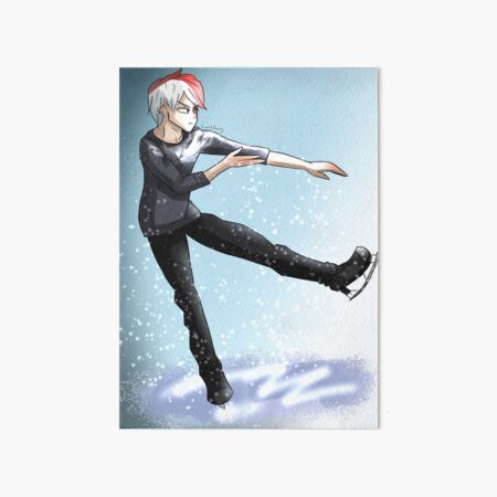 "Shoto Todoroki Skating" Art Board Print for Sale by Lostfairy | Redbubble