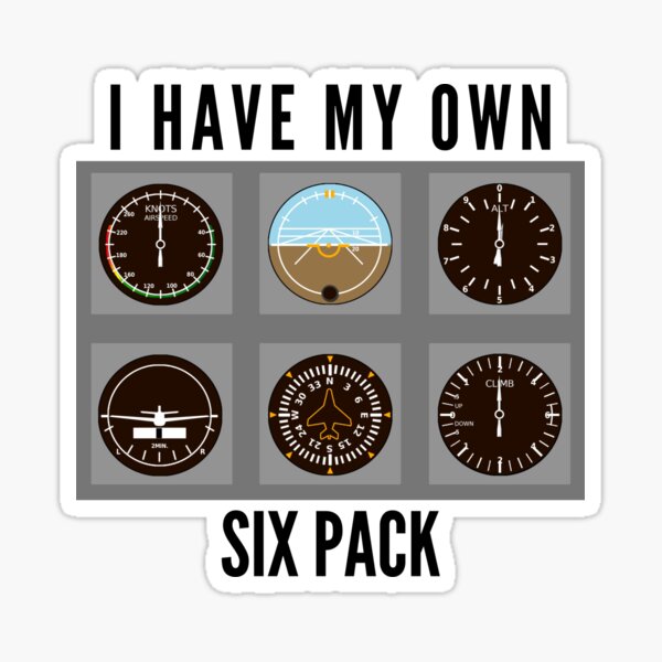 "I Have My Own Six Pack" Sticker for Sale by CorrieMick | Redbubble