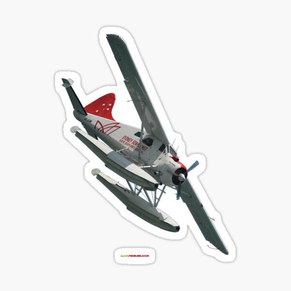 "Plane & Simple - Beaver Floatplane VH-AAM" Sticker for Sale by muz2142 ...