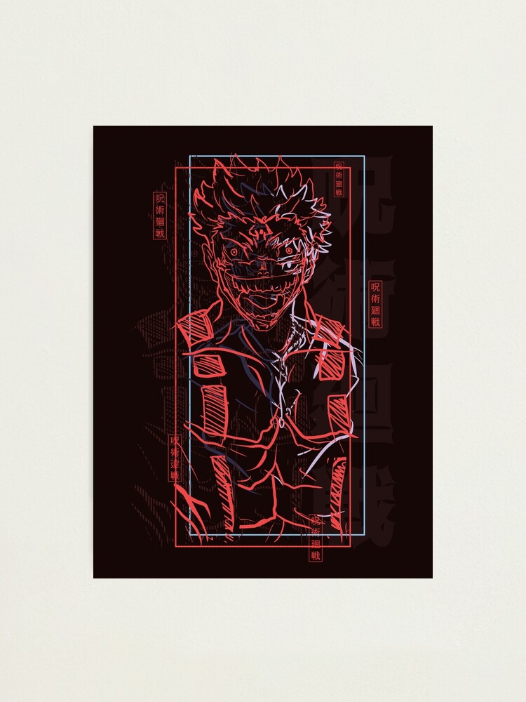 "Sukuna Rage|Sorcery fight" Photographic Print by nyuiislucky | Redbubble