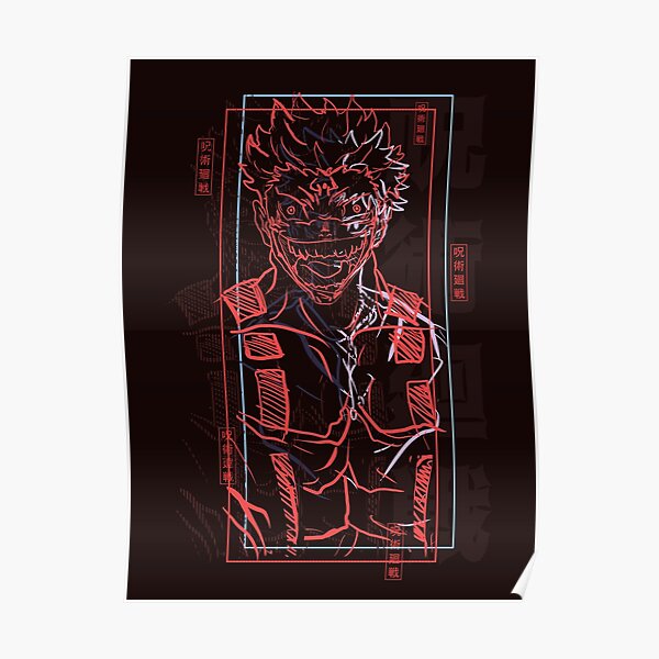 "Sukuna Rage|Sorcery fight" Poster by nyuiislucky | Redbubble