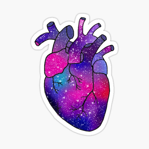 "Galaxy Heart" Sticker for Sale by sonoyang | Redbubble