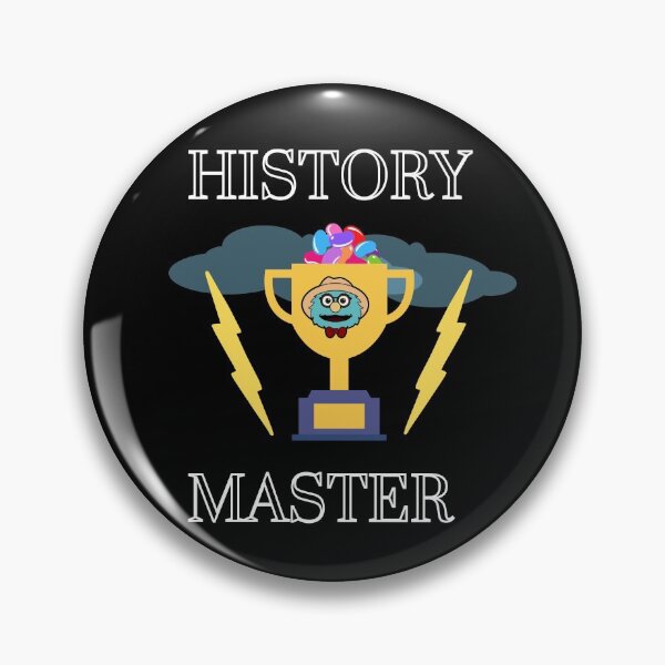 "Puppet History: The Coveted Cup of History Master" Pin for Sale by ...