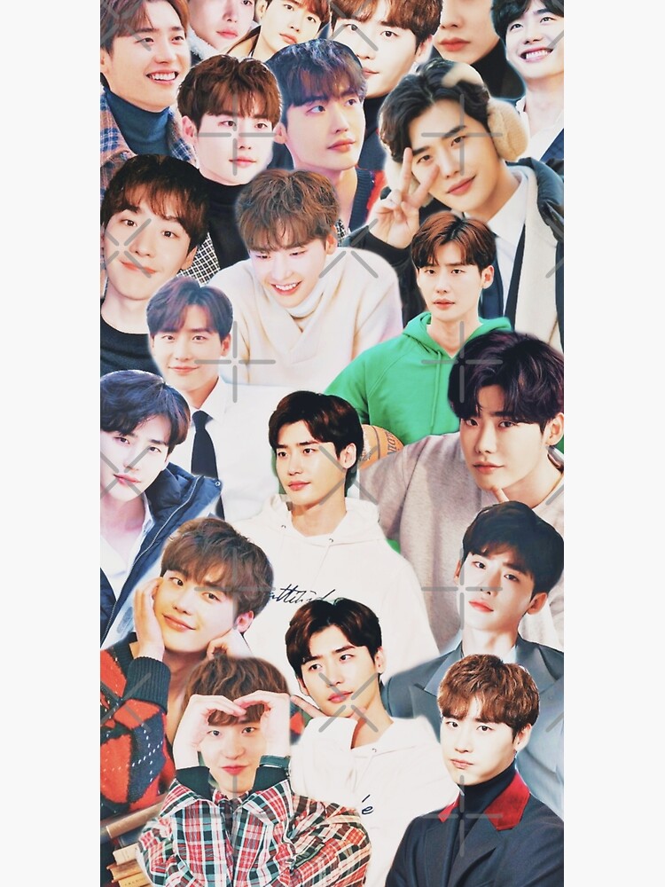 Lee Jong Suk Collage Poster For Sale By Soullight Redbubble