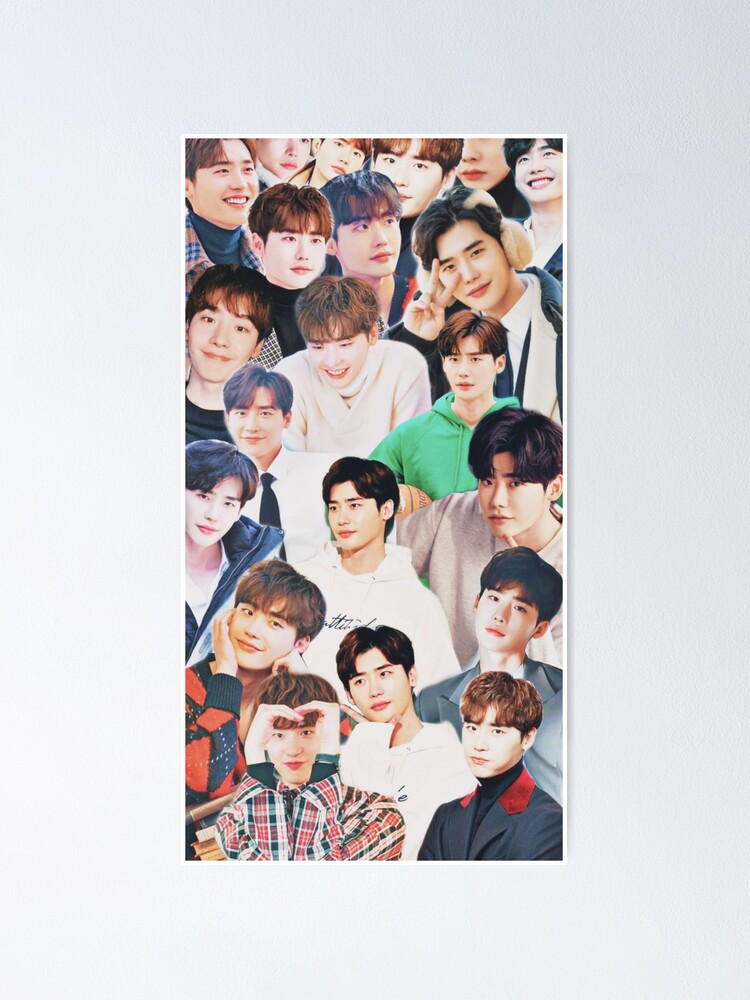 Lee Jong Suk Collage Poster For Sale By Soullight Redbubble