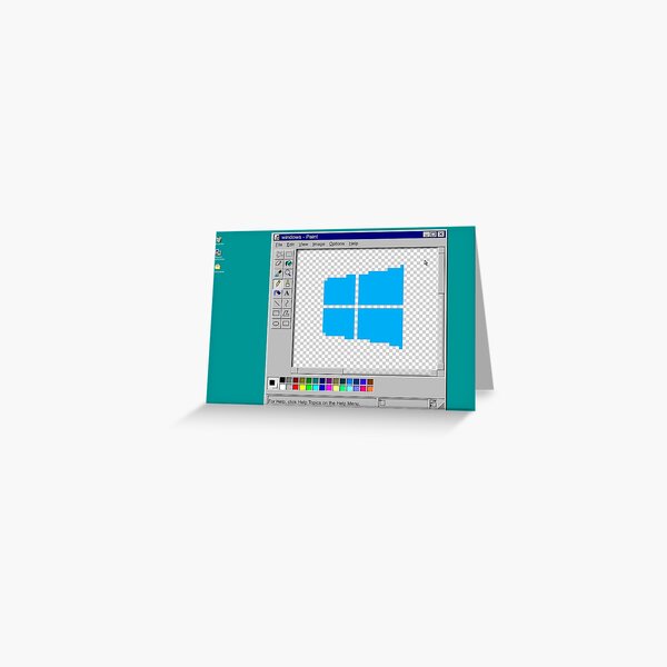"Microsoft Windows 8 Bit" Grußkarte von NuAgeStudio | Redbubble