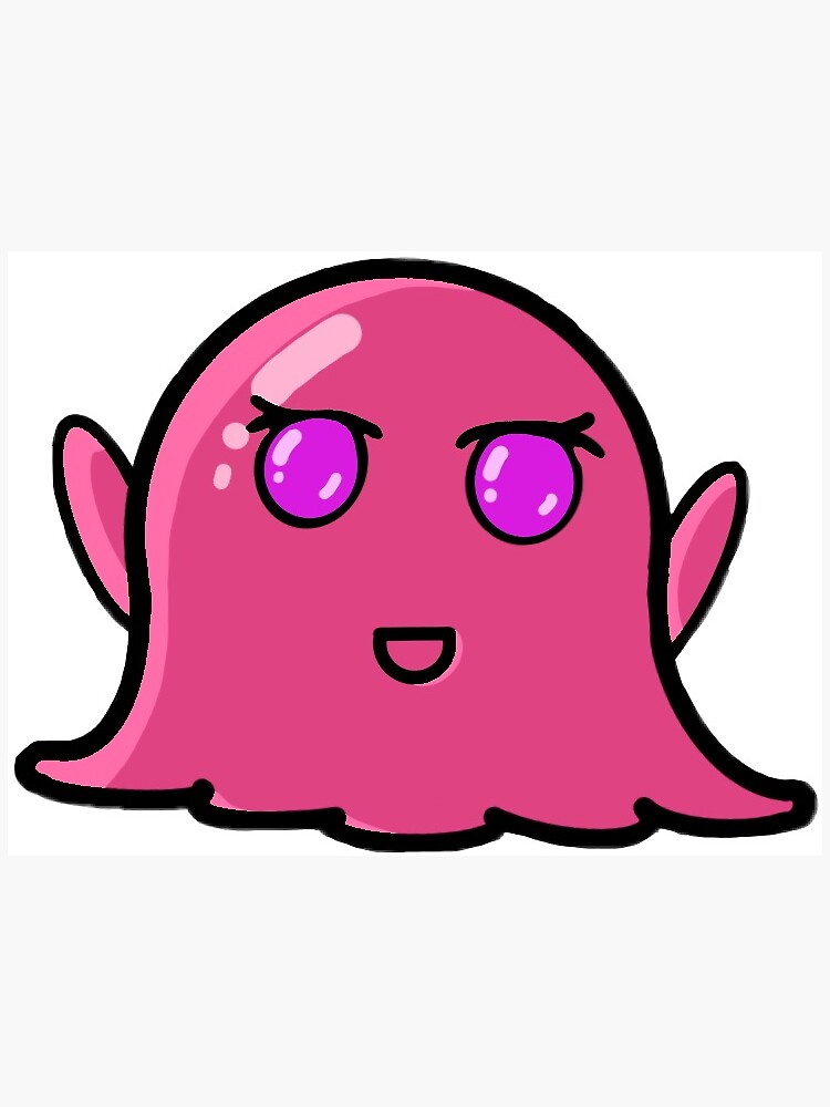 "Cute pink blob series 1" Sticker for Sale by Rinon-Akabara | Redbubble
