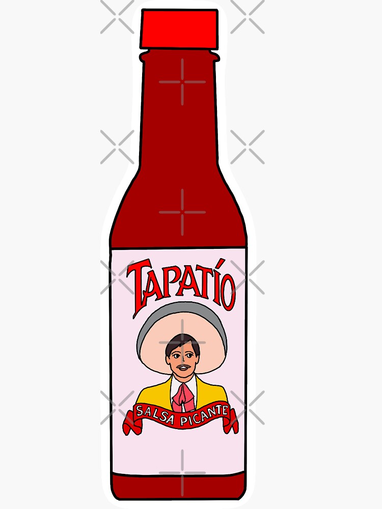 "Tapatío Sticker" Sticker for Sale by toastedbaegoals | Redbubble