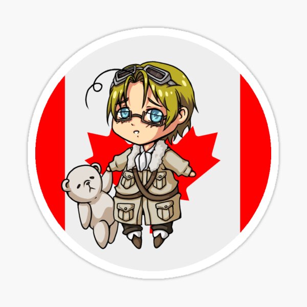 "Hetalia Chibis - Canada" Sticker for Sale by TimeEmissions | Redbubble