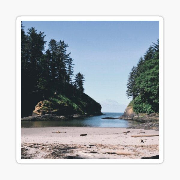 "beach cove" Sticker for Sale by 4-gabe | Redbubble