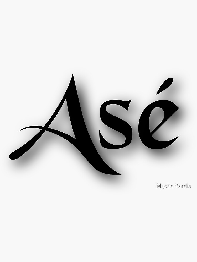 "Ase" Sticker for Sale by OrishasTouch | Redbubble