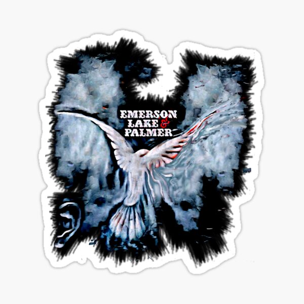 " Emerson Lake & Palmer ELP British Rock Supergroup" Sticker for Sale ...