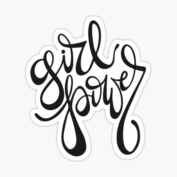 Girl Power Sticker For Sale By Tap666 Redbubble