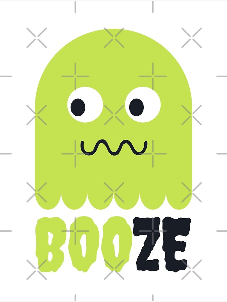 "Wicked Cute Boozy Party Ghost" Poster by Dear-Roe | Redbubble