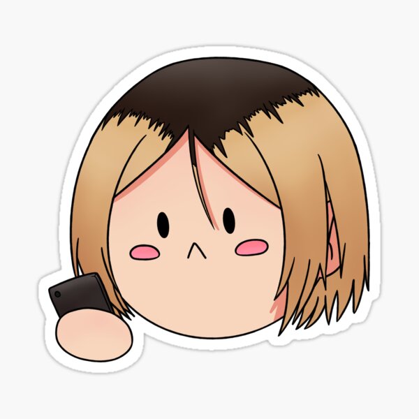 "Kenma phone" Sticker for Sale by isobelmariano | Redbubble
