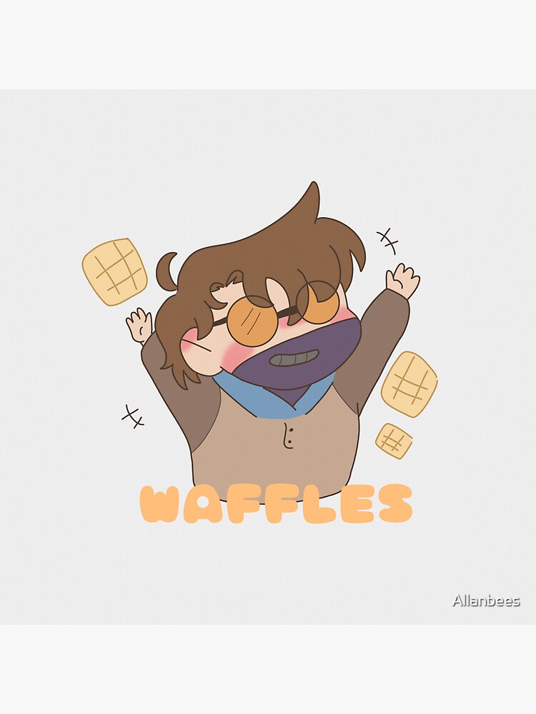 "Ticci Toby Waffles sticker" Sticker by Allanbees | Redbubble