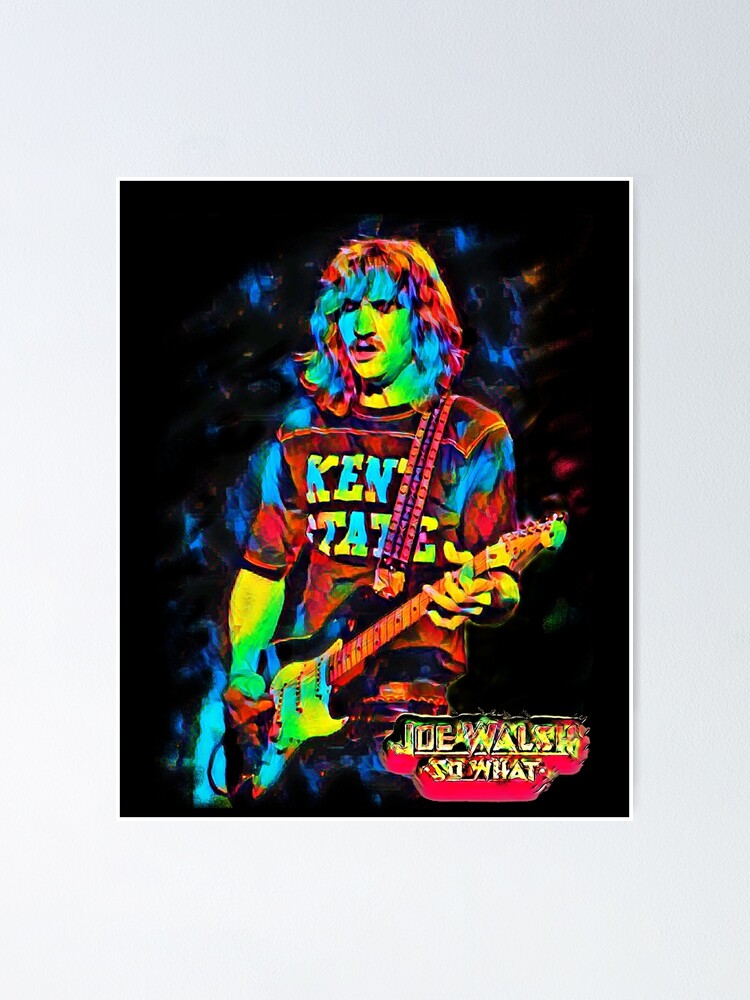 "Joe Walsh So What Tour On Stage Photo Moment " Poster for Sale by ...