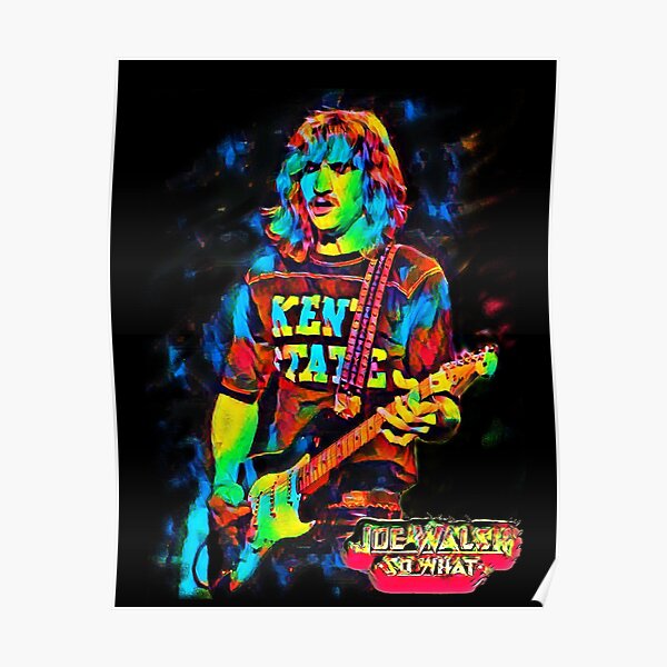 "Joe Walsh So What Tour On Stage Photo Moment " Poster for Sale by ...
