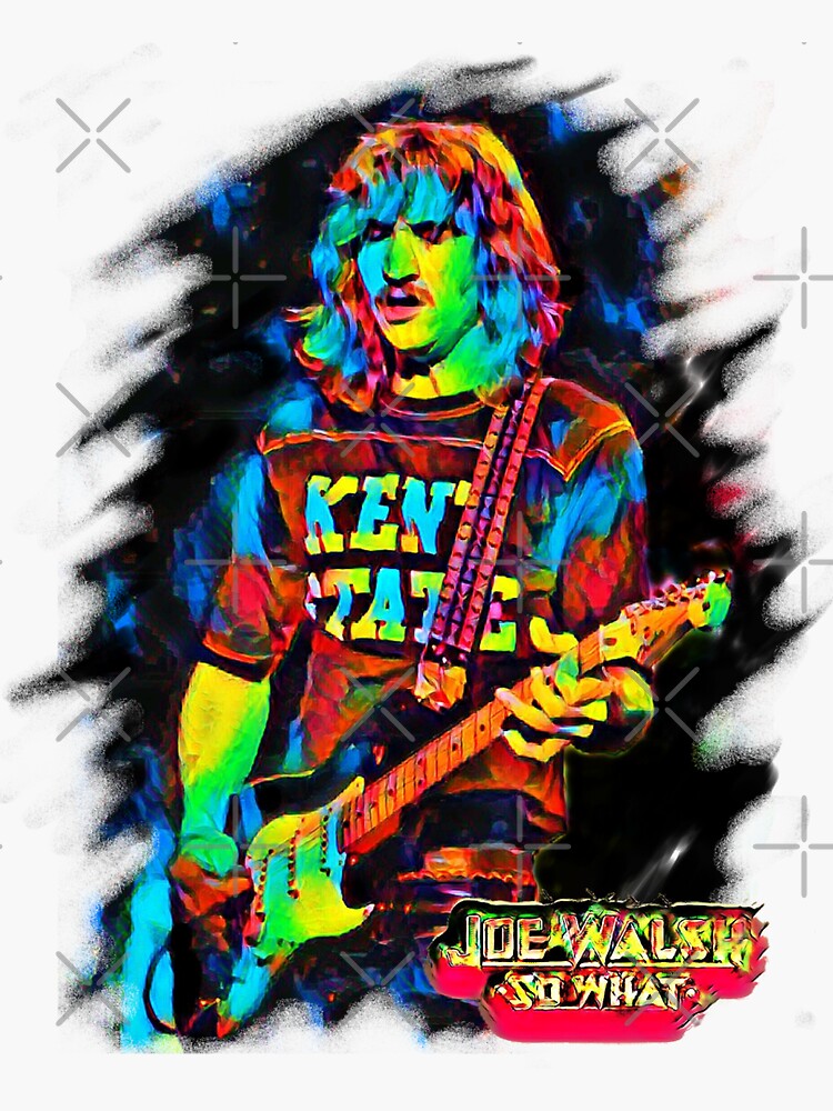 "Joe Walsh So What Tour On Stage Photo Moment " Sticker for Sale by ...