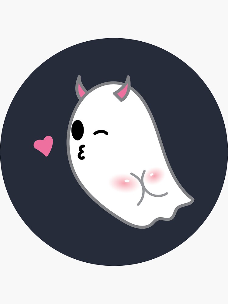 "Kawaii Thicc Ghost" Sticker for Sale by TanukiStudios | Redbubble