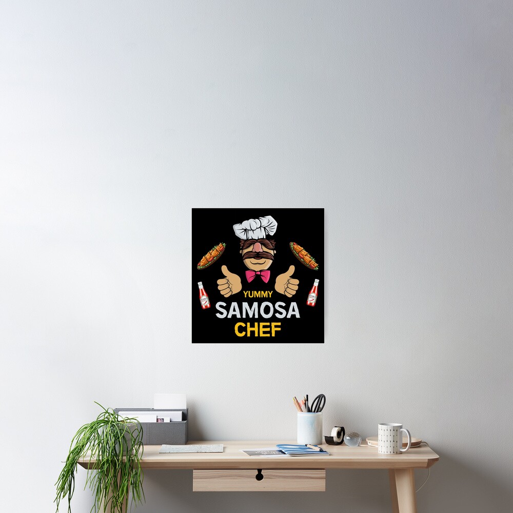" What Der Verk Hurdy Gurdy Bork Bork Samosa Chef- Samosa Apron Gifts ...