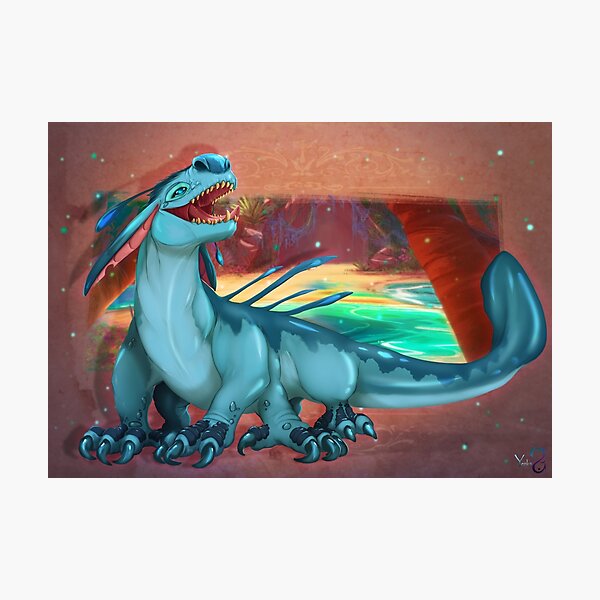 "Stitch Dragon" Photographic Print by Yenka-Art | Redbubble