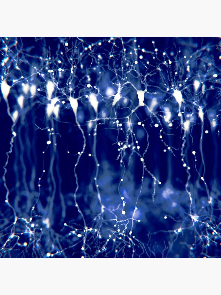 "Brain neurons" Poster by Heybumblebee | Redbubble