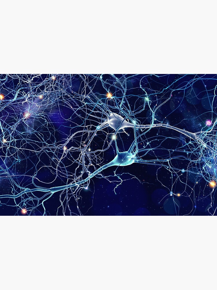 "Brain neurons " Poster for Sale by Heybumblebee | Redbubble