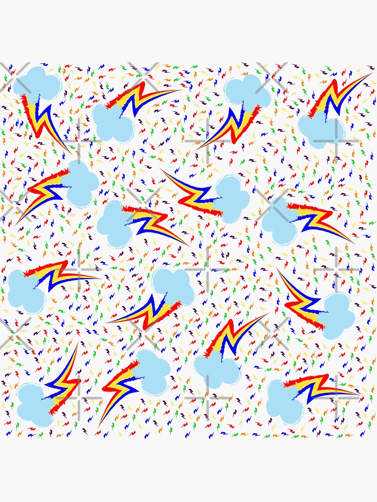 "Rainbow Dash Arcade Pattern" Sticker for Sale by samohtlion | Redbubble