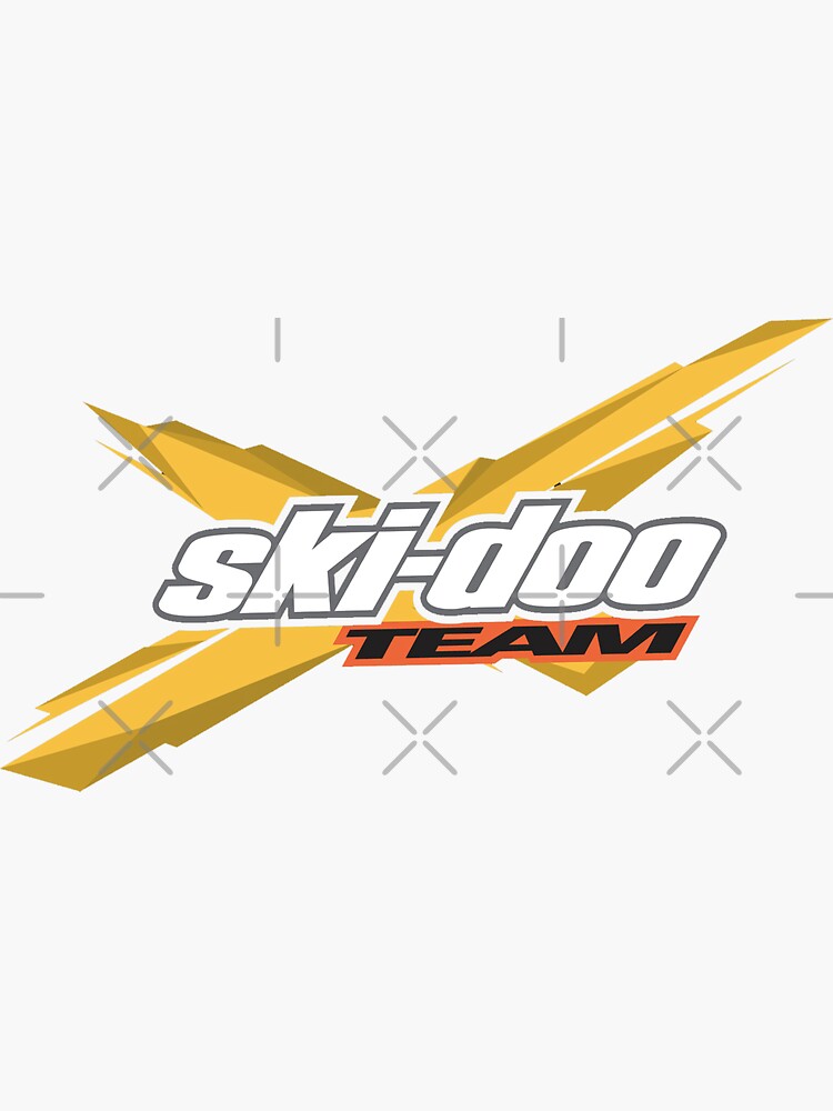 "Ski-Doo Team Logo" Sticker for Sale by novinov | Redbubble