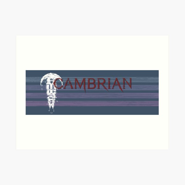 "Striped Cambrian Logo" Art Print for Sale by FreekRooijakker | Redbubble